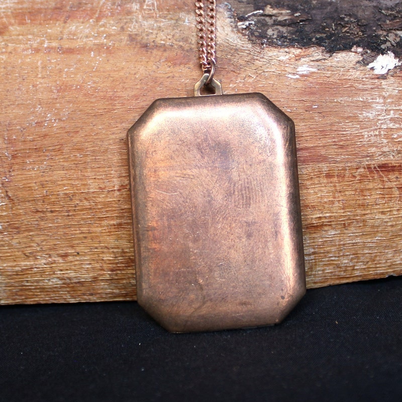Large Square Locket - Etsy