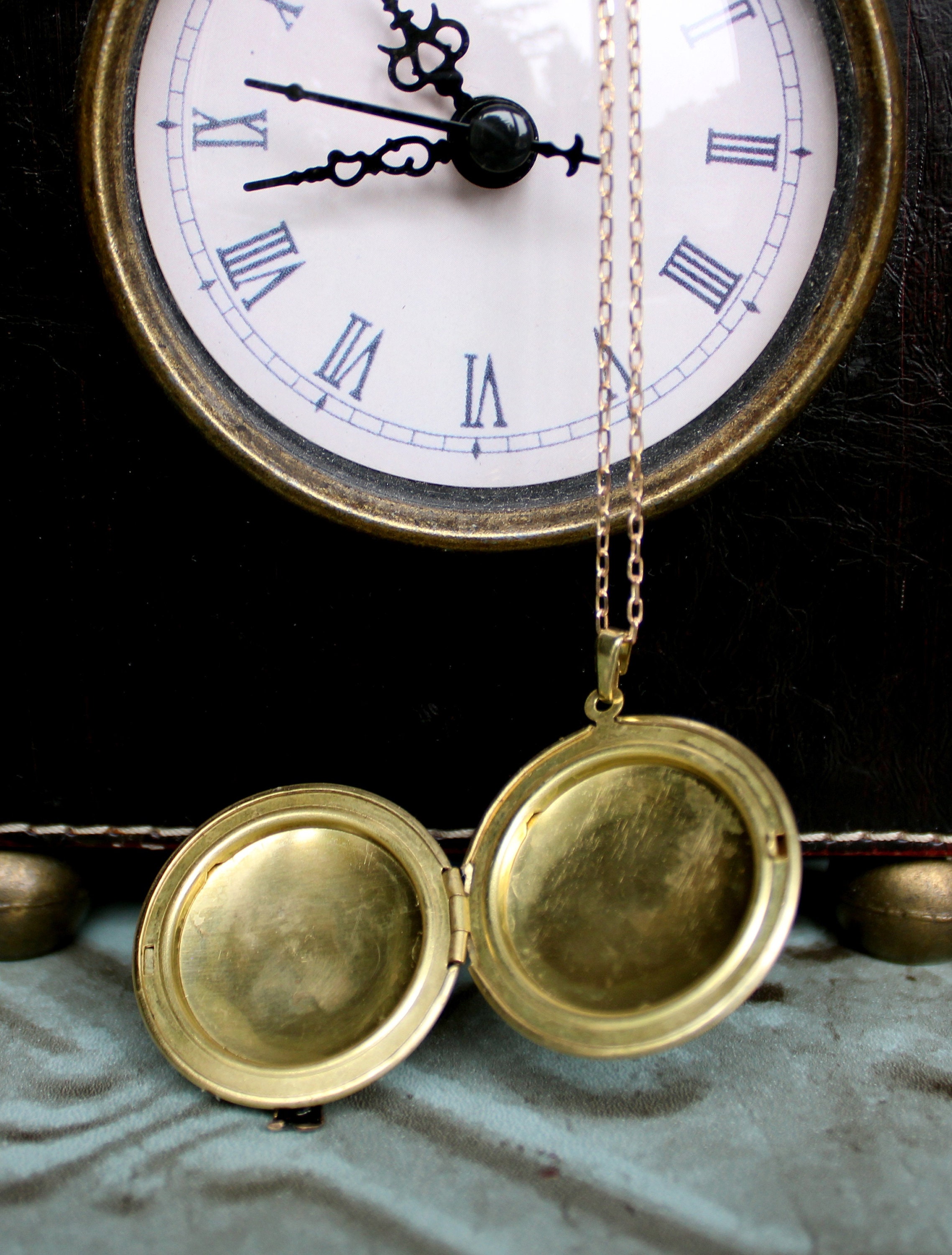 Art Nouveau Style Antiqued Brass Moon Goddess Locket - Etsy