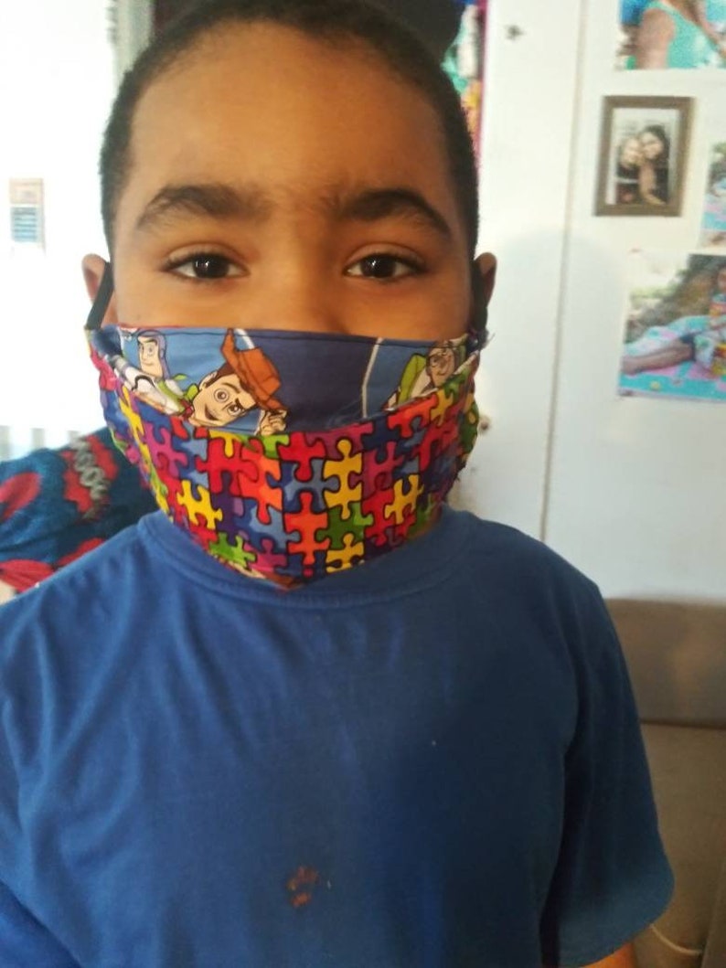 Toy Story Autism Awareness Facemask - Etsy