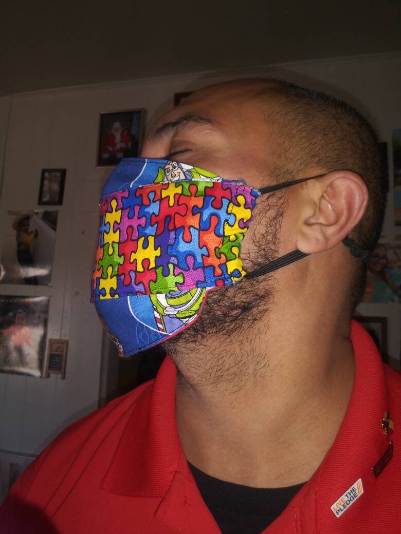 Toy Story Autism Awareness Facemask - Etsy