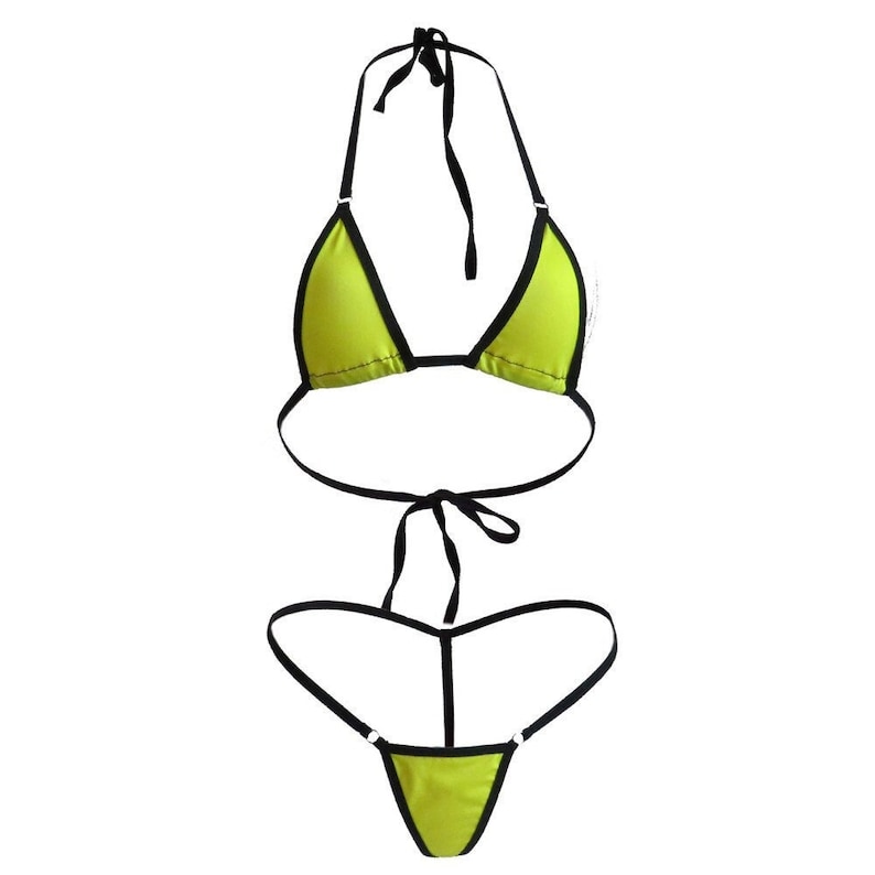 Extreme Micro Bikini Crotchless Bikini Micro Mini Bikini Etsy Hong Kong