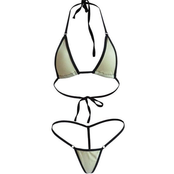 Extreme Micro Bikini Crotchless Bikini Micro Mini Bikini Etsy Singapore ...