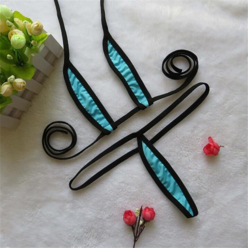 Extrem Micro Bikini Micro Thong Bikini Micro Mini Bikini - Etsy Schweiz