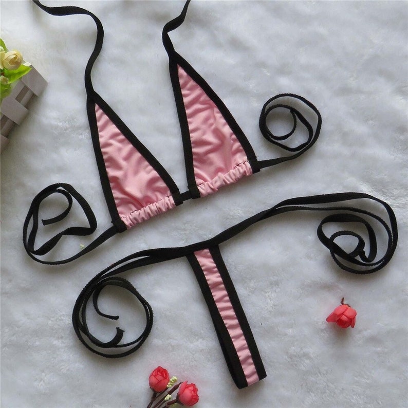 Extreme Micro Bikini Micro Mini Bikini Khaki Extreme Bikini Etsy Israel