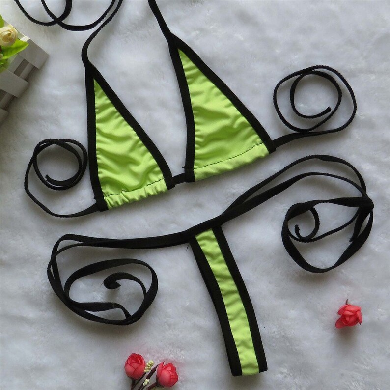 Extreme Micro Bikini Micro Mini Bikini Pink Extreme Bikini Etsy Canada