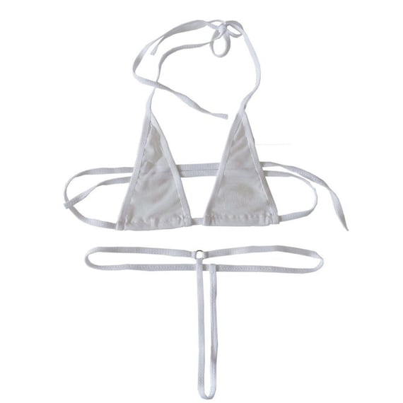 Extreme Micro Bikini Micro Mini Bikini Sexy Sling Triangle Etsy Singapore