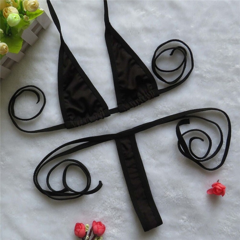 Extreme Micro Bikini Micro Mini Bikini Pink Extreme Bikini Etsy Canada