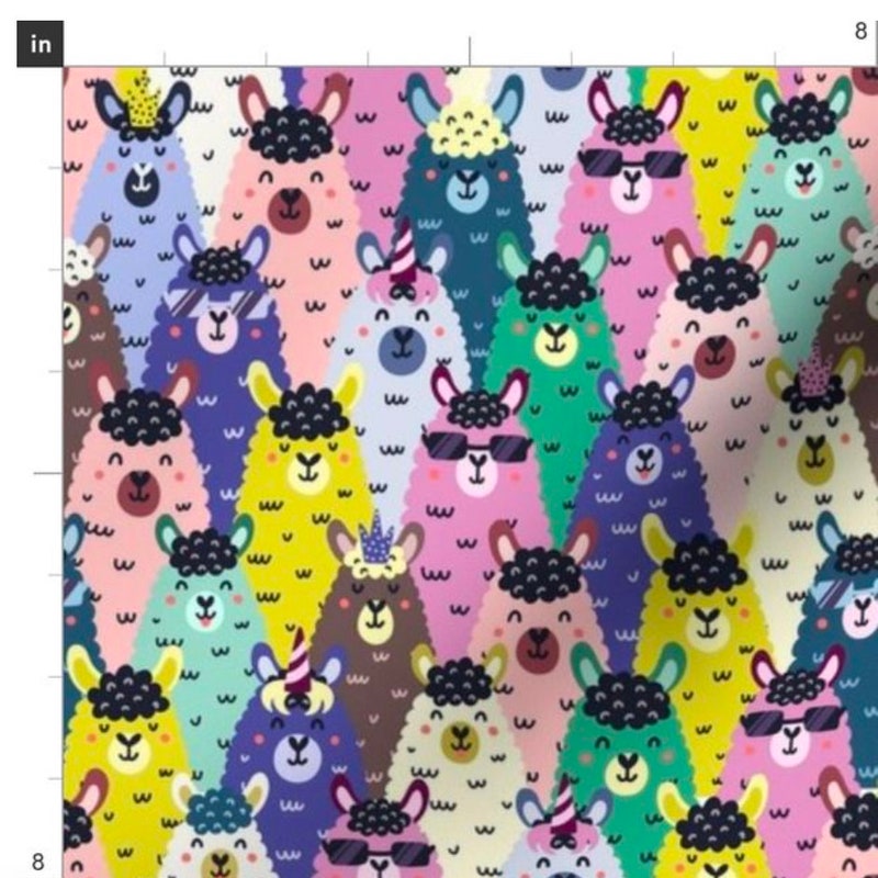 Llama Fabric - Etsy