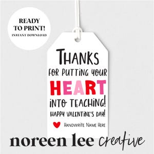 PRINTABLE Teacher Flair Pen Gift Tag | Valentine | Instant Download ...