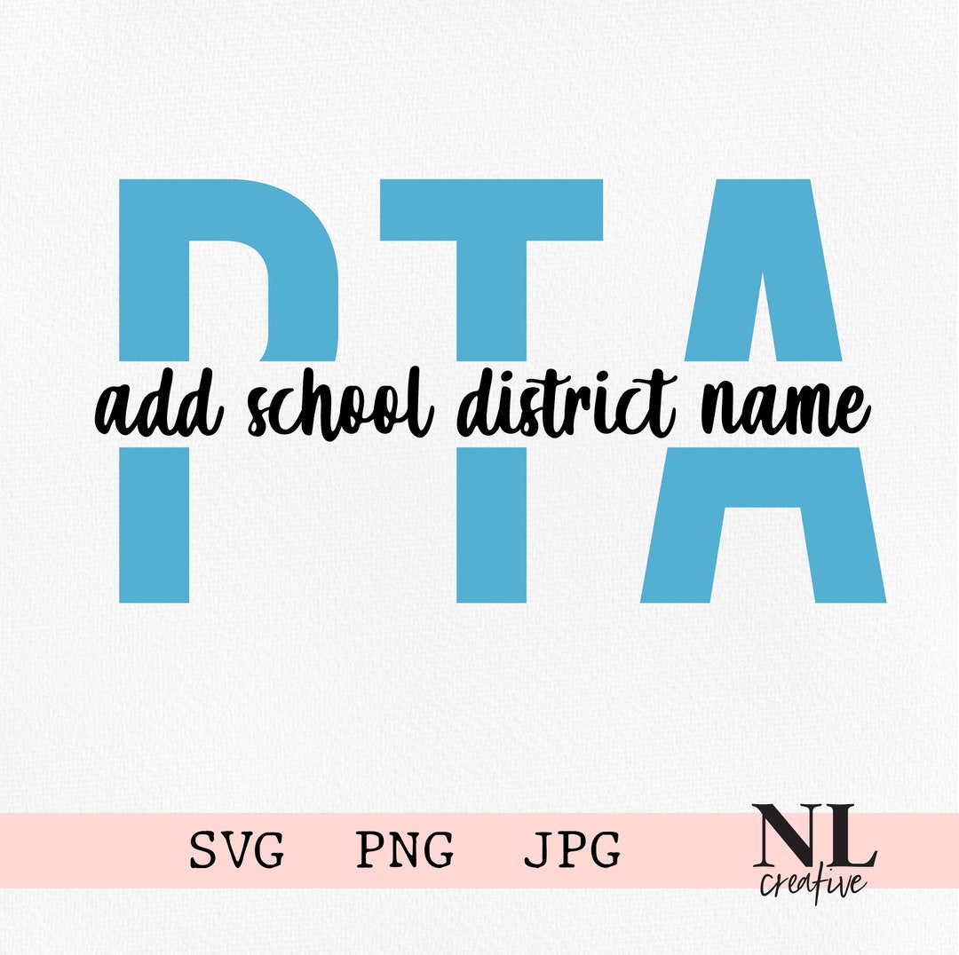 PTA Split Name SVG | Easily Personalized | Cricut, Silhouette ...