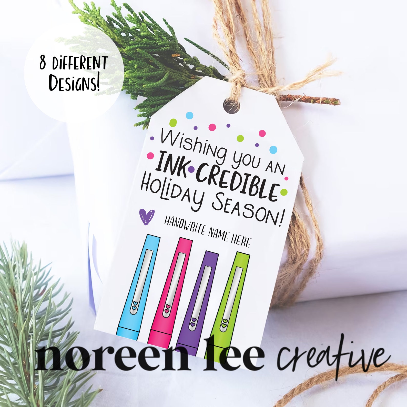 PRINTABLE Teacher Flair Pen Gift Tag Teacher Gift Label - Etsy