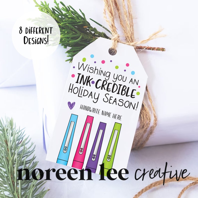 PRINTABLE Teacher Flair Pen Gift Tag Teacher Gift Label - Etsy