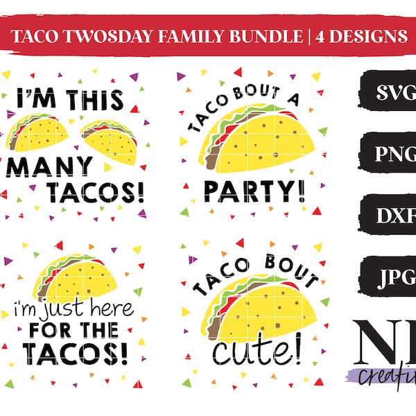 Taco Svg - Etsy