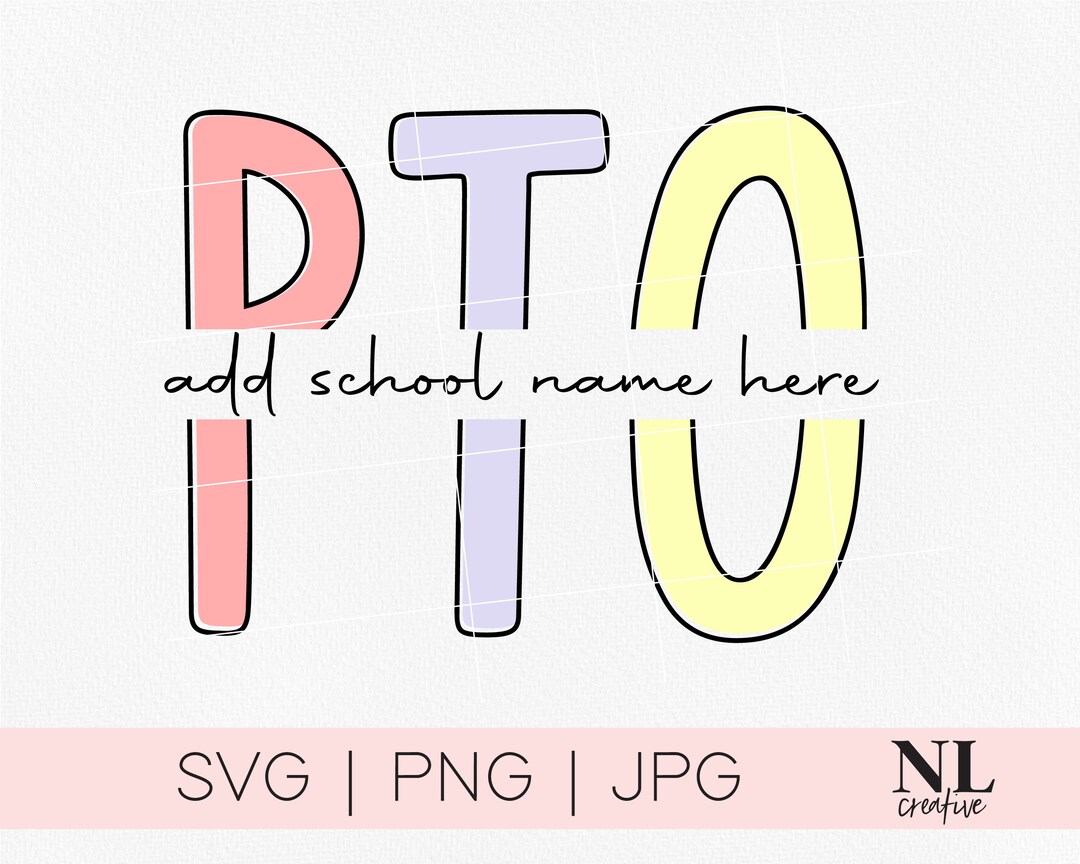 PTO Split Name SVG | Cricut, Silhouette, Sublimation - Etsy