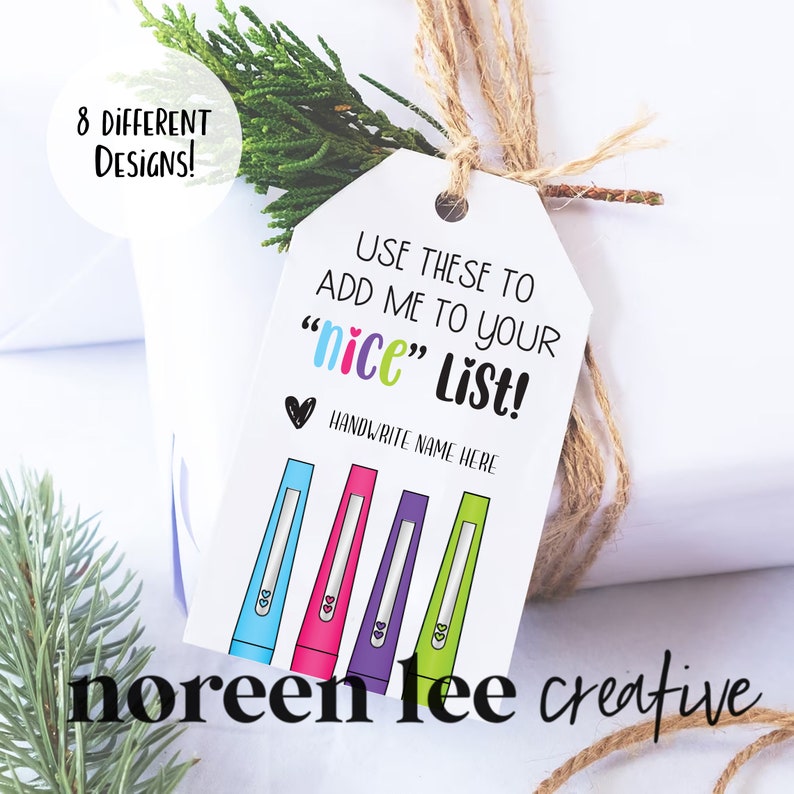 PRINTABLE Teacher Flair Pen Gift Tag Teacher Gift Label - Etsy