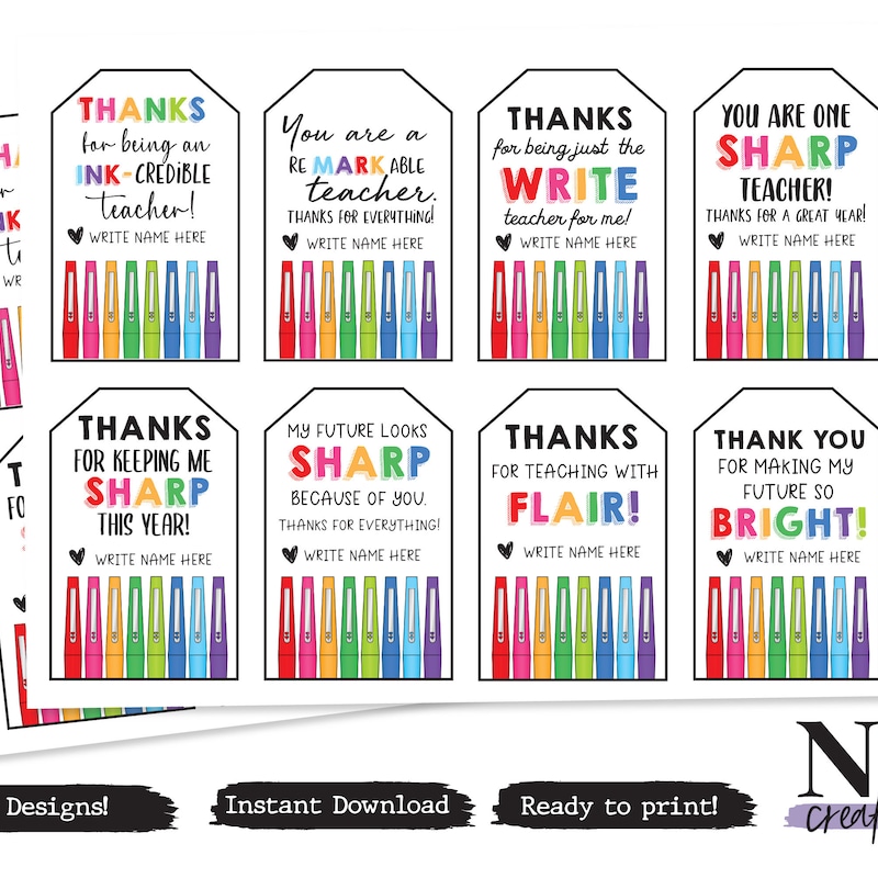 Highlighter Teacher Appreciation - Etsy