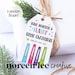 PRINTABLE Teacher Flair Pen Gift Tag Teacher Gift Label Bright ...