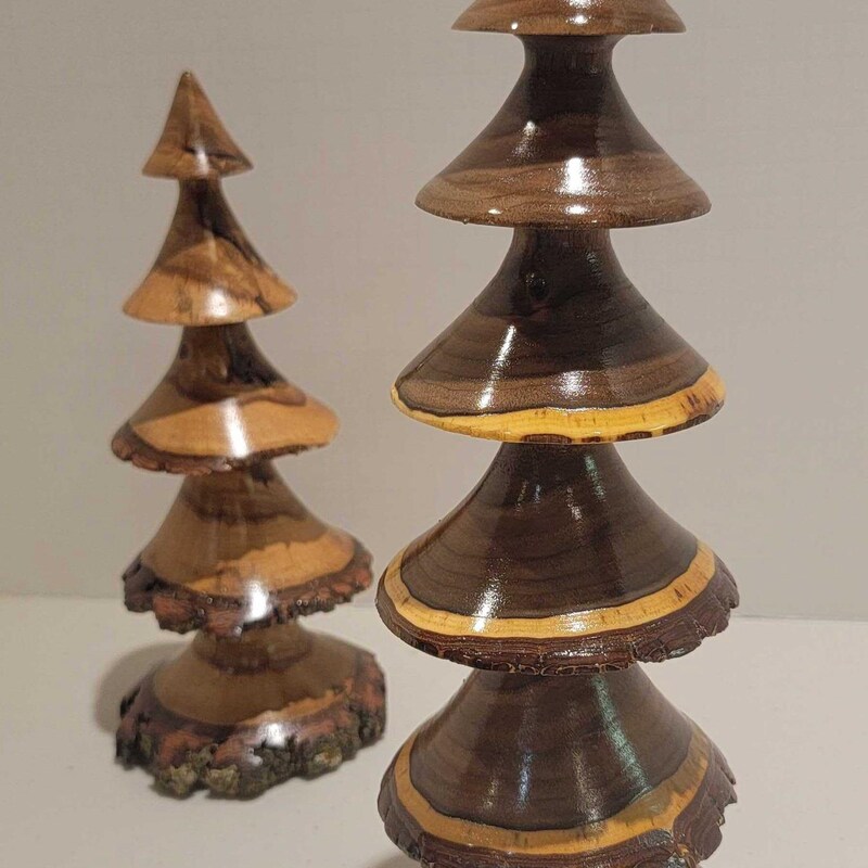 Lathe Wooden Trees - Etsy