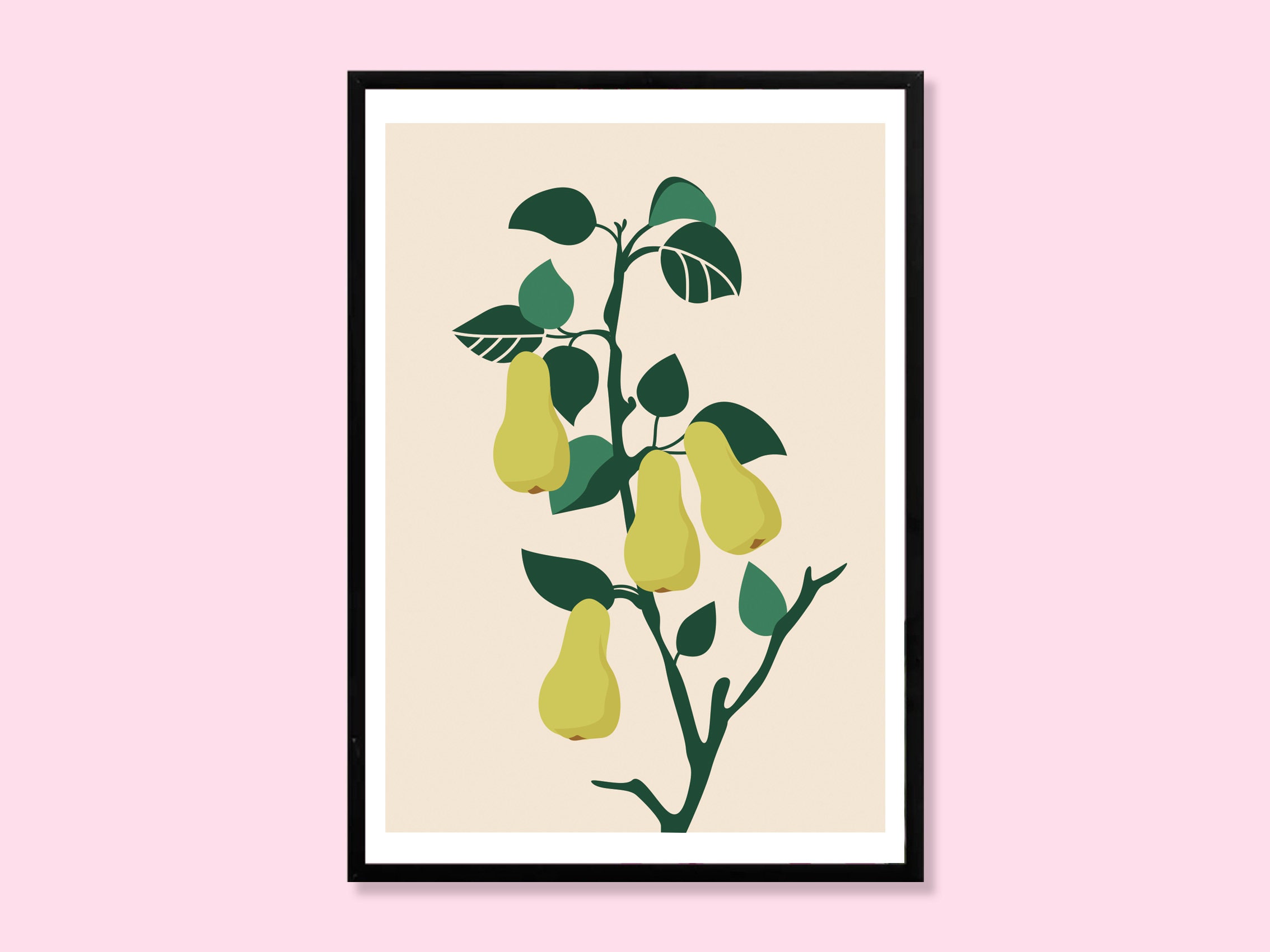 Set of 3 / Fruit Prints / Digital Download / Bright Wall Art / - Etsy