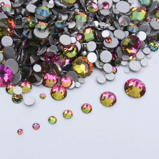 SWAROVSKI Crystals RAINBOW Rhinestones Gems Stones Flat Back Non Hotfix ...