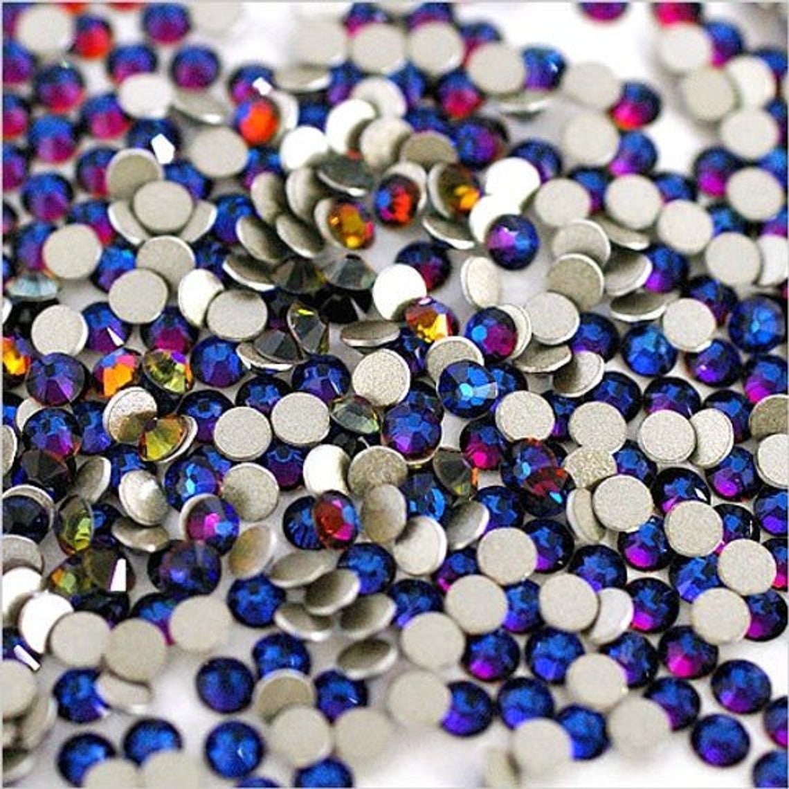 SWAROVSKI Crystals VOLCANO BLUE Rhinestones Gems Stones Flat - Etsy