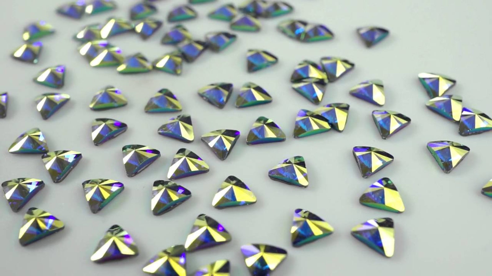 Swarovski Crystals Fancy TRIANGLE Shape Flat Back Crystal - Etsy UK