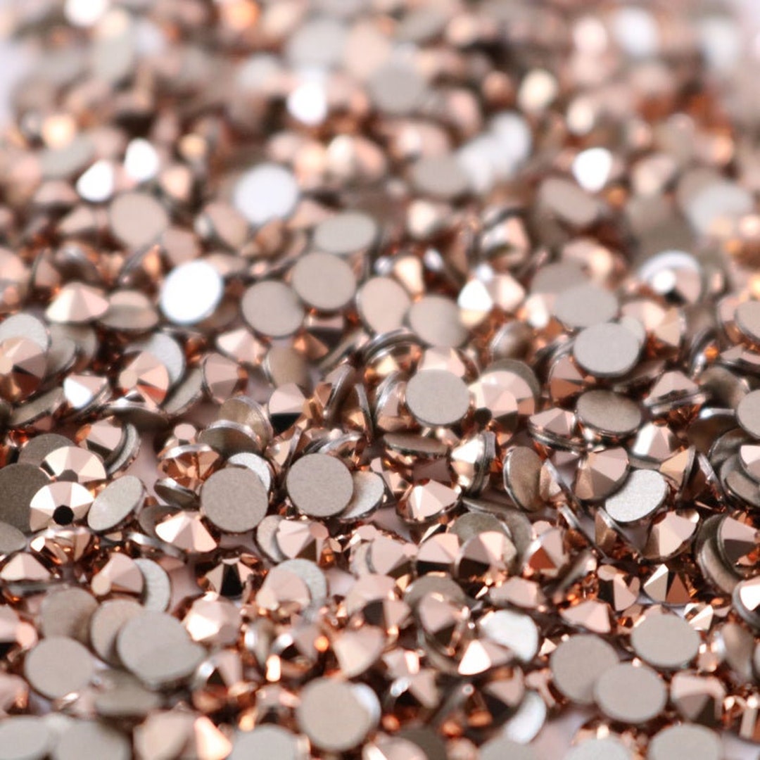 SWAROVSKI Crystals ROSE GOLD Rhinestones Gems Stones Flat Back Non ...