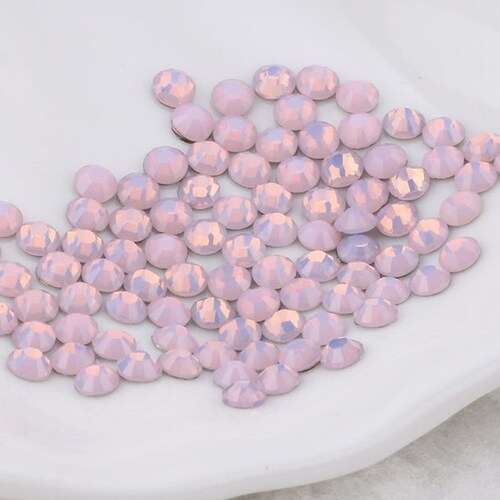 SWAROVSKI Crystals NEON PINK Rhinestones Gems Stones Flat Back - Etsy