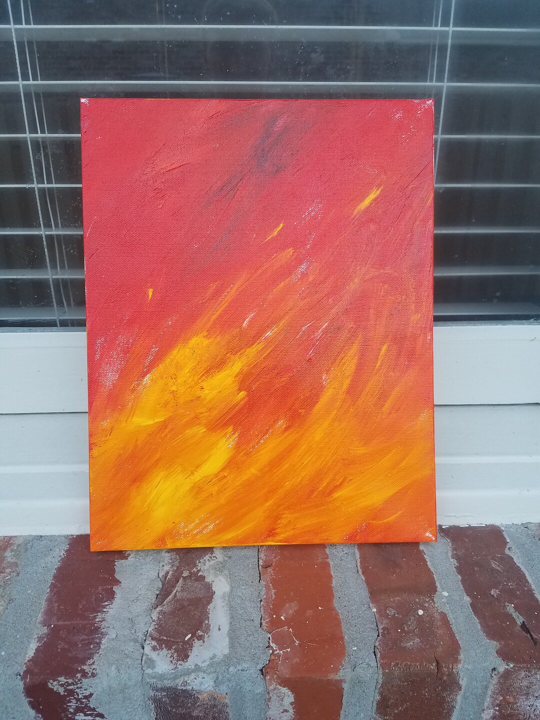 Fire & Flames Painting - Etsy