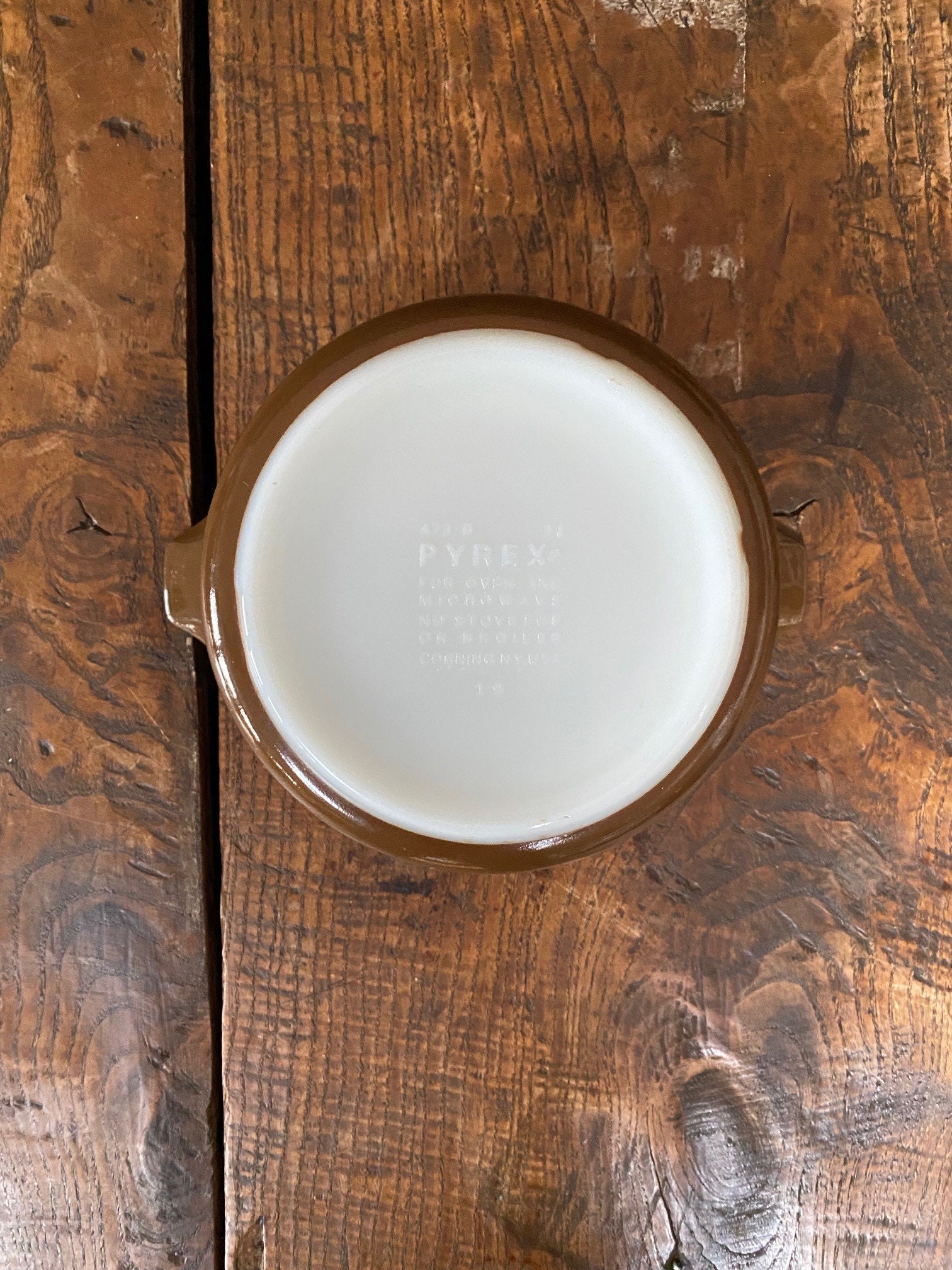 Pyrex Woodland Brown 473-B Casserole Dish - Etsy