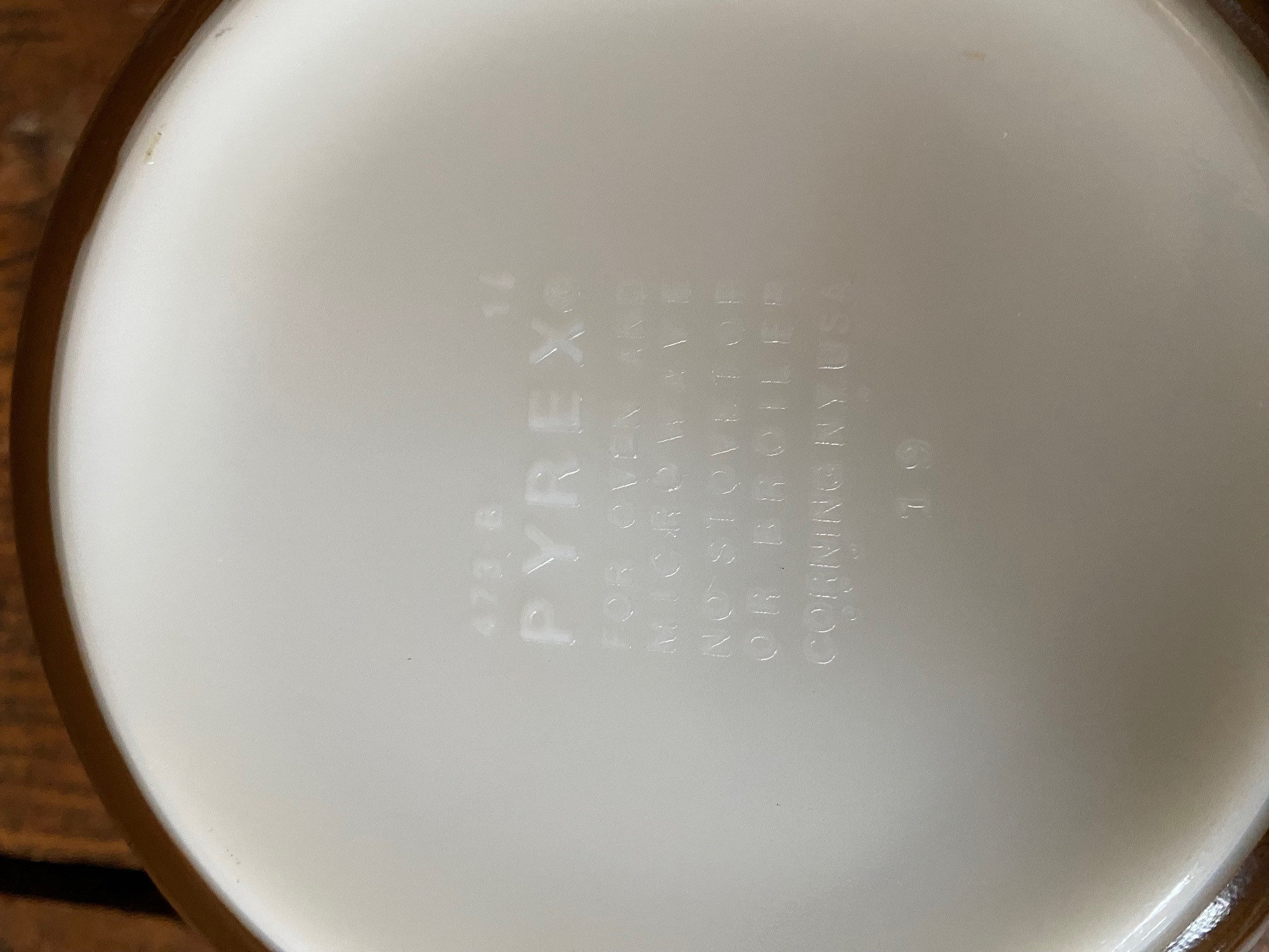 Pyrex Woodland Brown 473-B Casserole Dish - Etsy