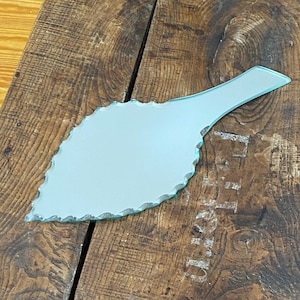 Vintage Leaf Mirror Vanity Display Cut Beveled Edge - Etsy