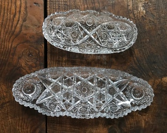 Cut Crystal Relish | Etsy