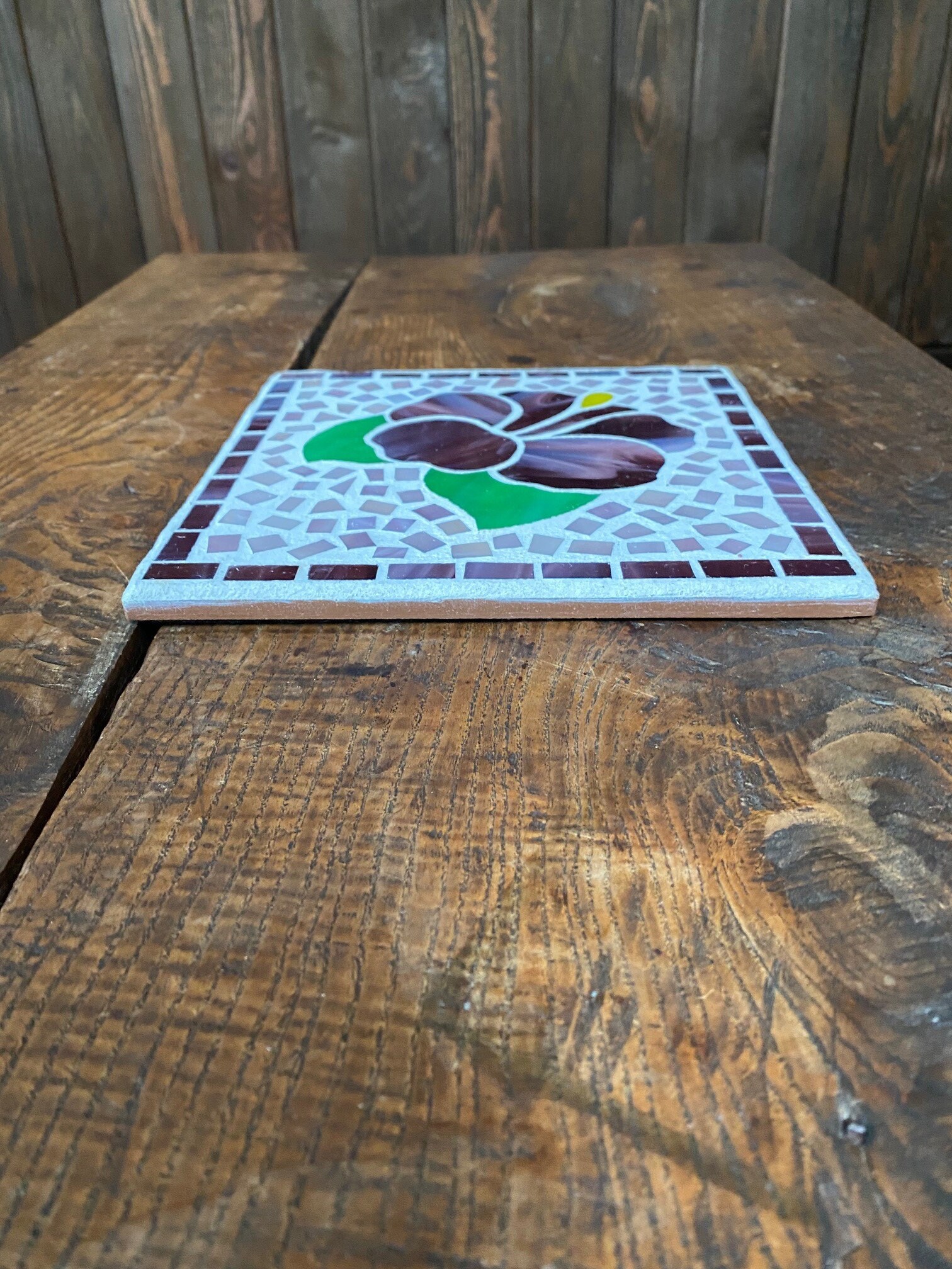 Flower Tile Hot Plate Decor - Etsy