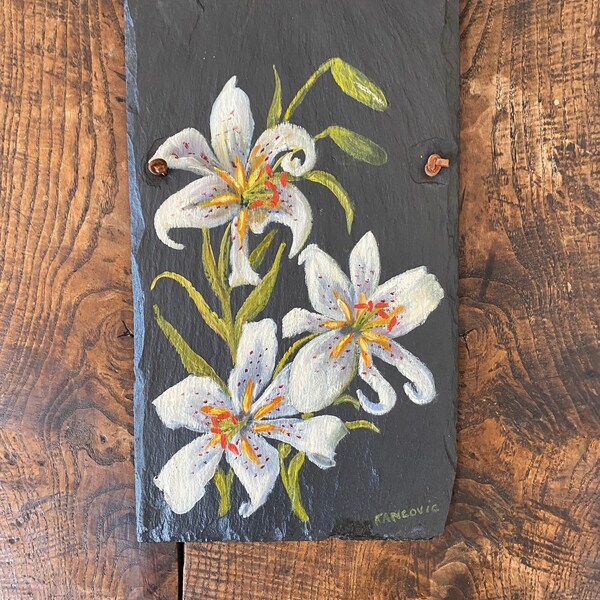 Paintings on Slate - Etsy
