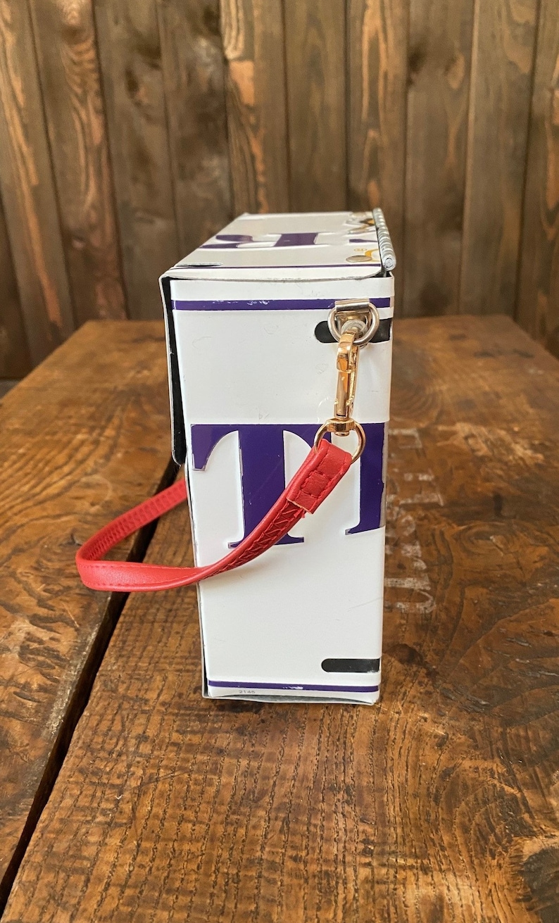 LSU Tigers License Plate Purse W/ Red Strap - Etsy