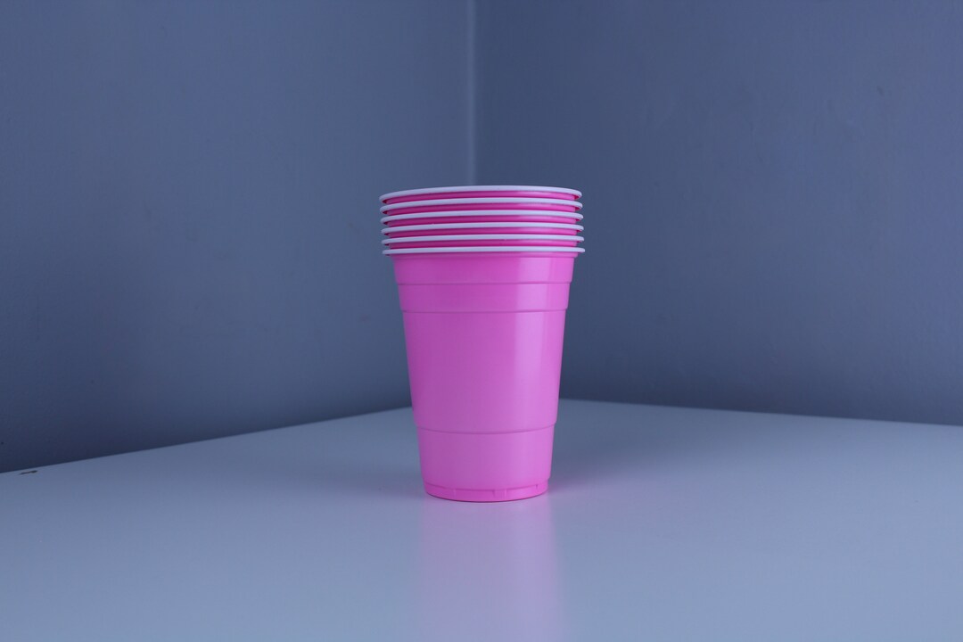 Light Pink American Beer Pong Solo Party Cups 16oz Party Cups - Etsy