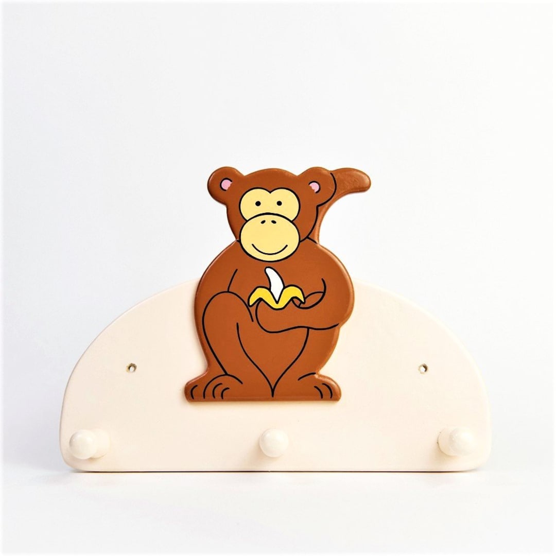 Jungle - Monkey Coat Hook - Etsy