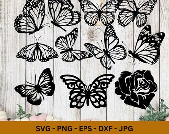 Butterfly Route Svg Bundle Butterfly Svg Butterfly (Instant Download ...