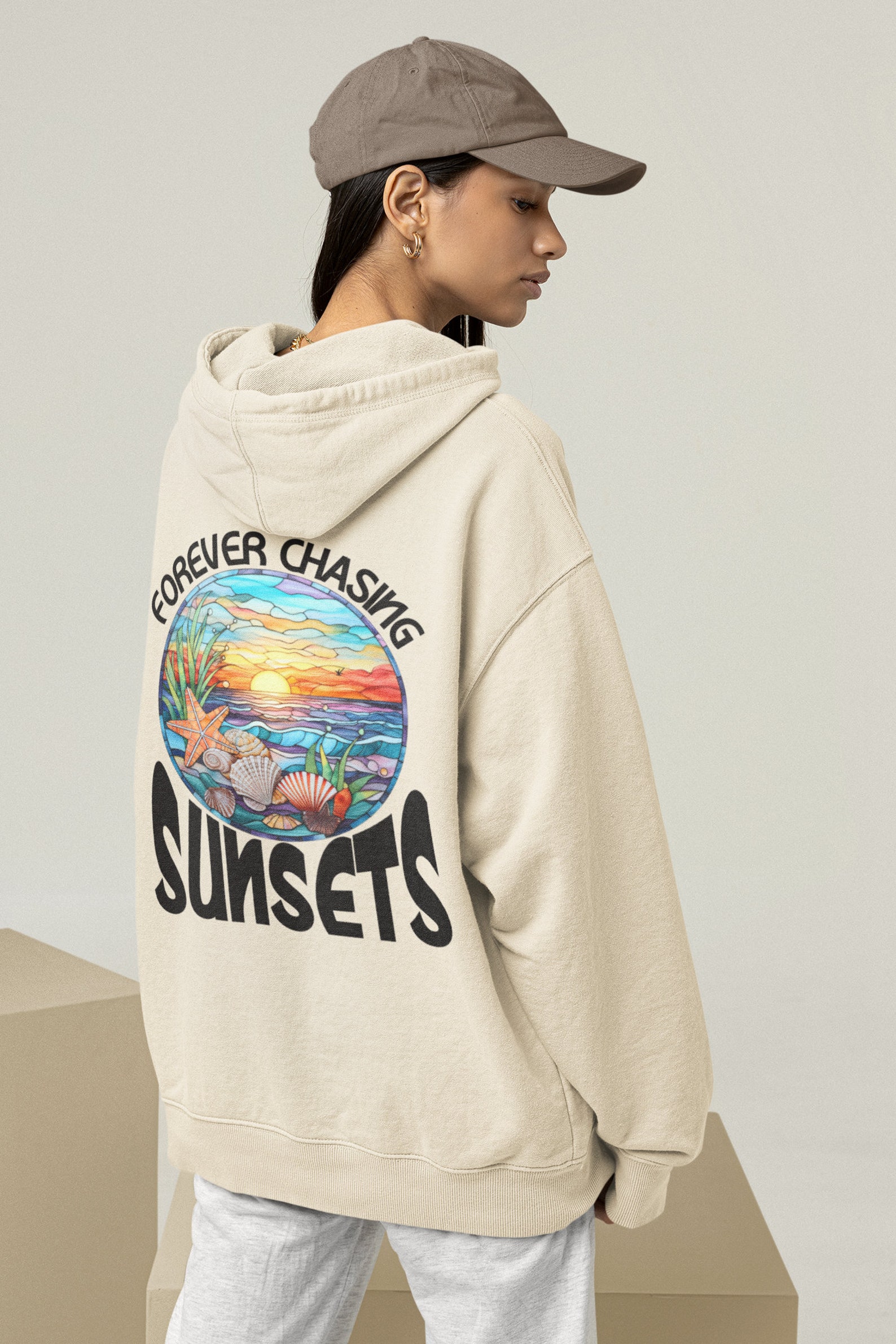 Forever Chasing the Sunset Hoodie, Seashell T-shirt, Sunset Sweatshirt ...