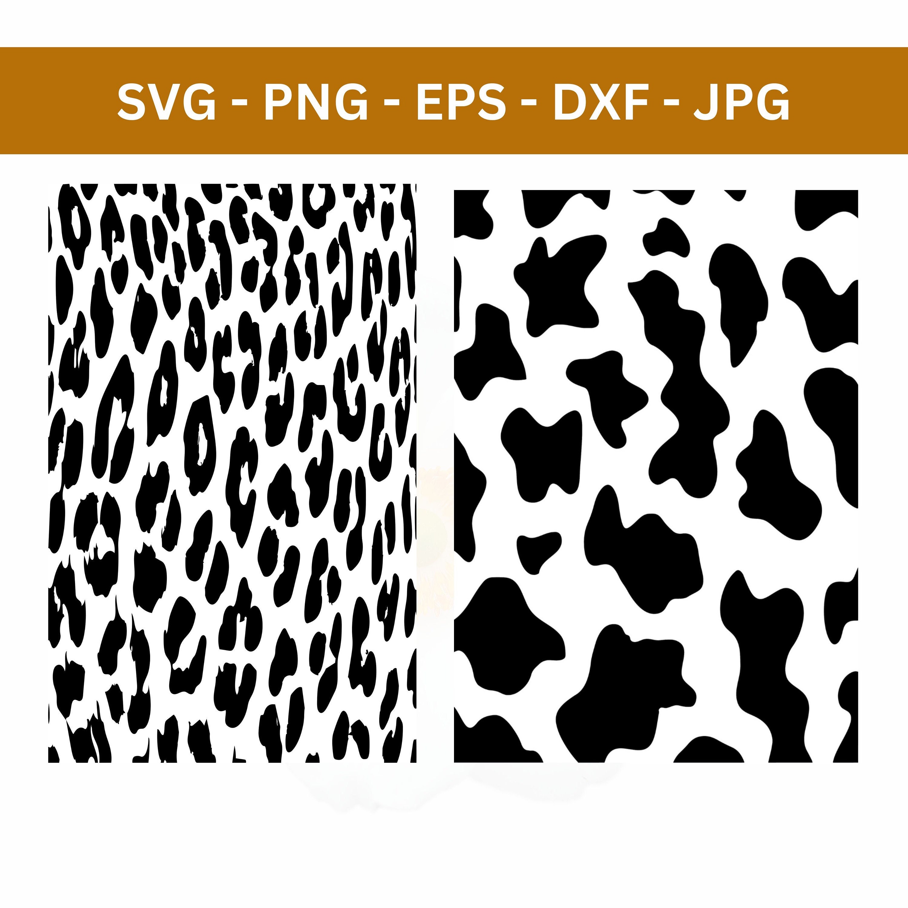 Leopard Skin SVG Cow Print Svg Cow Spots Leopard Spot - Etsy