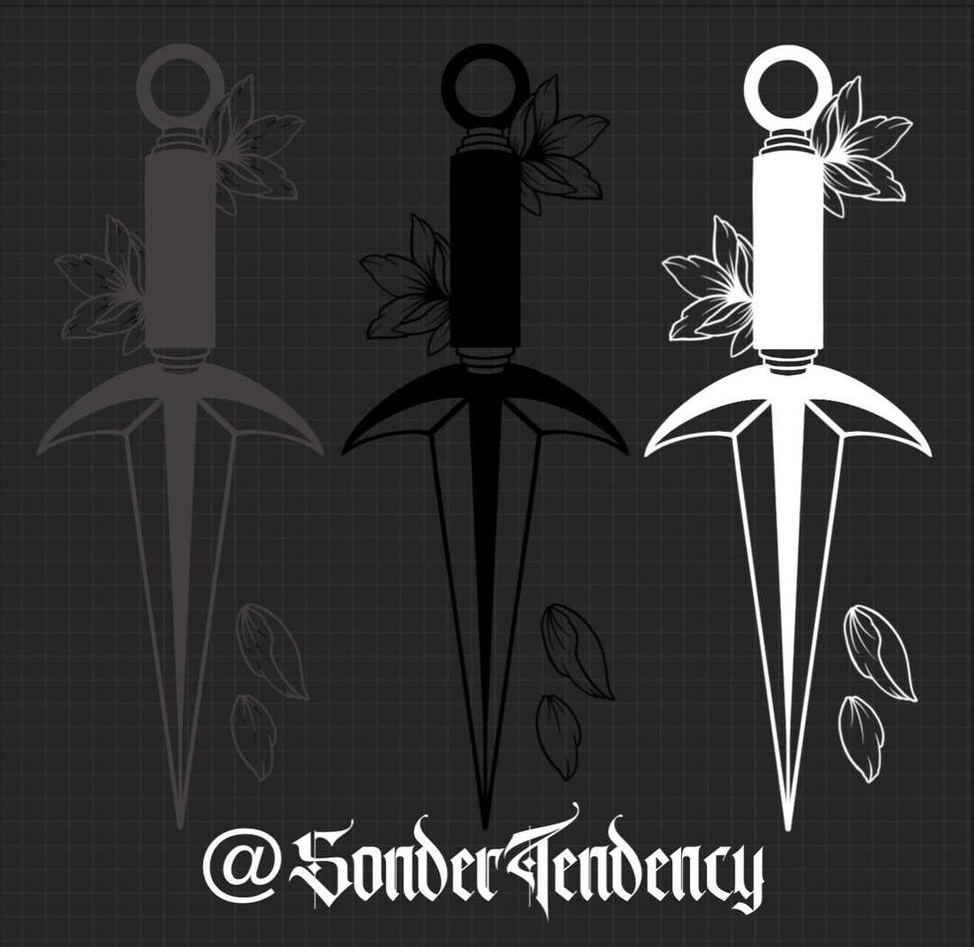 Anime Vinyl Decal - Car Decal - Kunai #2 - Etsy