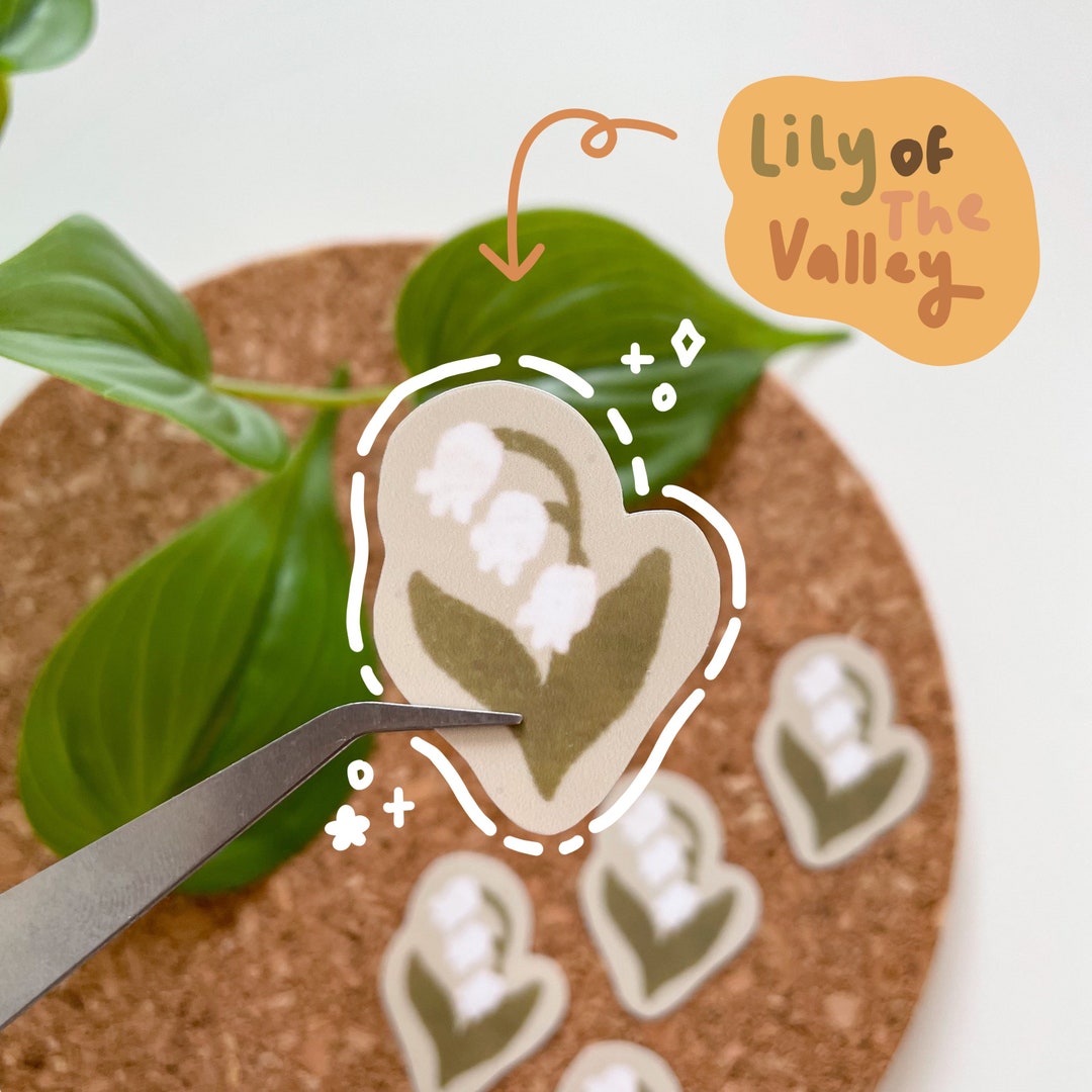 Animal Crossing Lily of the Valley Flower Thick Glossy Laminated ...