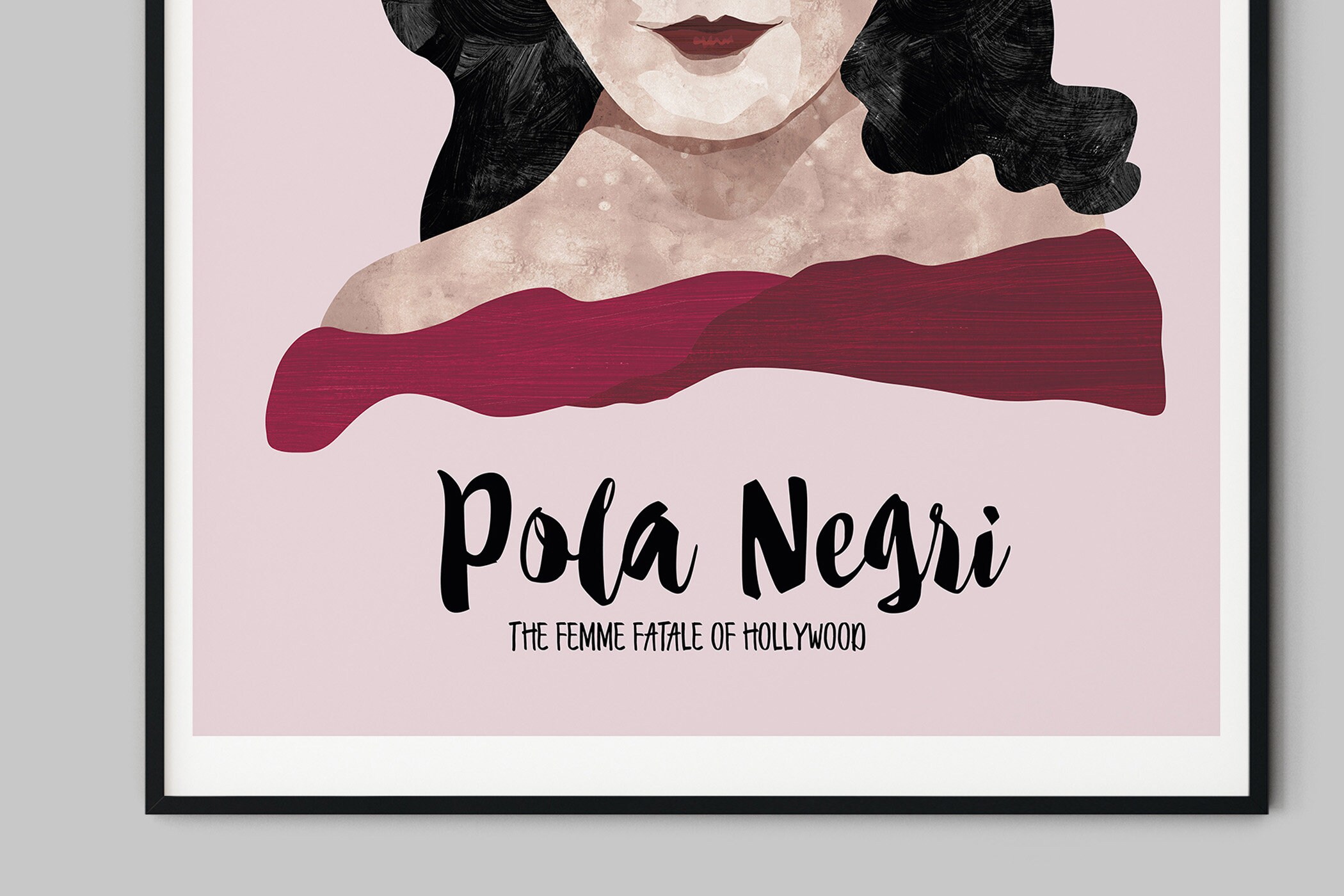 Pola Negri PRINTABLE Poster / Silent Movies Actress Wall Poster / Art ...