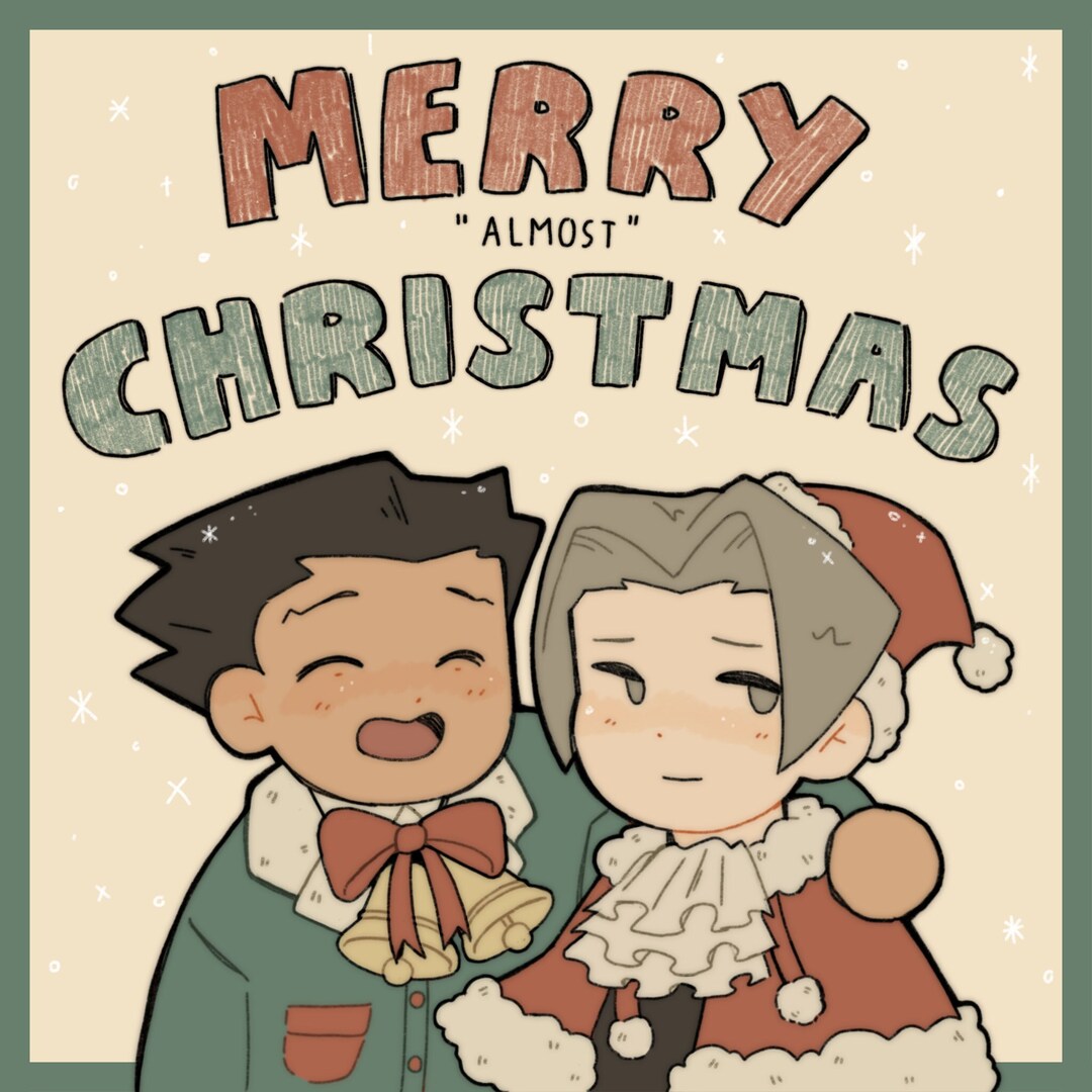 Ace Attorney Almost Christmas Print - Etsy
