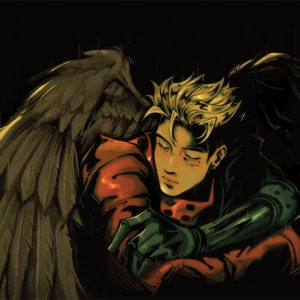 TRIGUN Vash Angel Print - Etsy