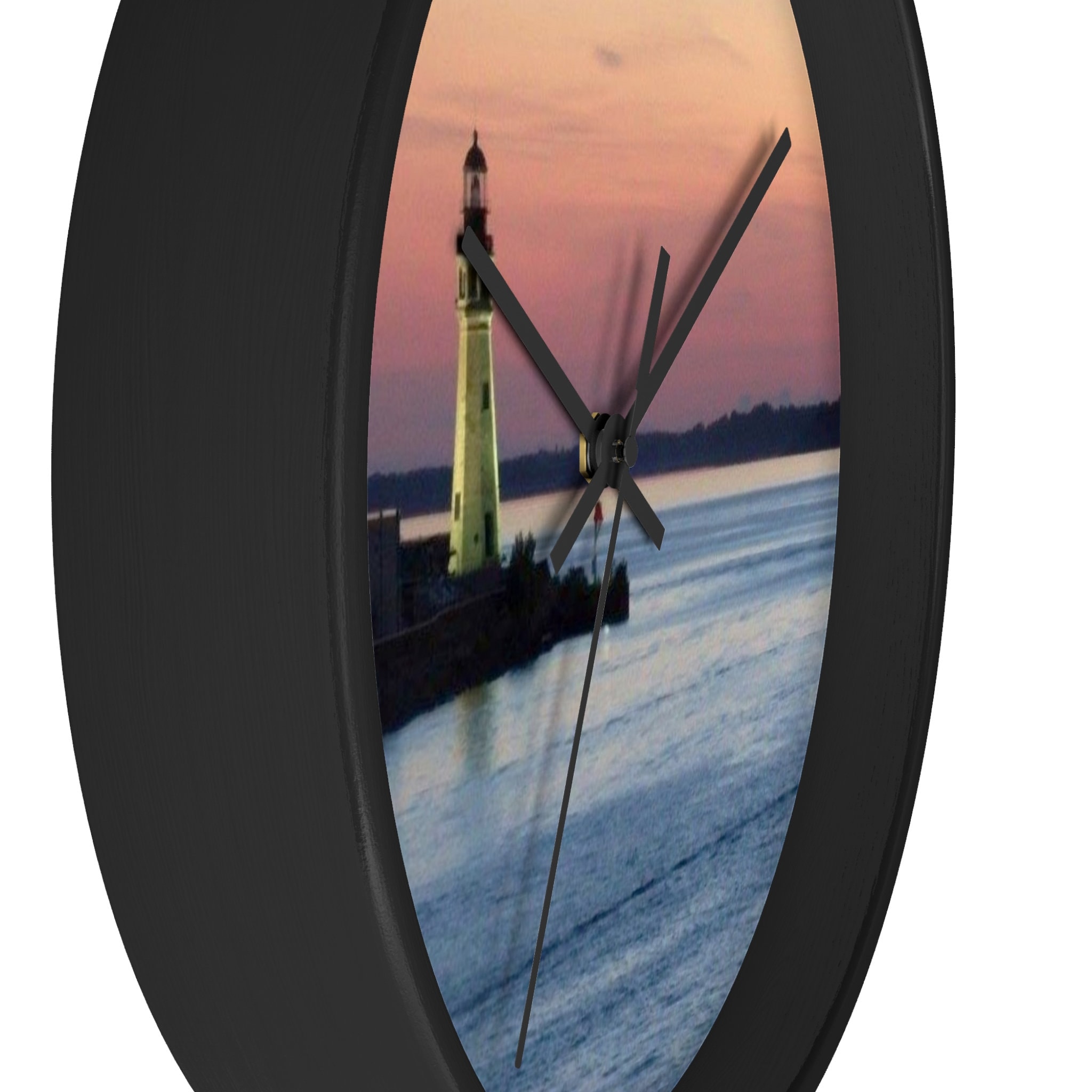 Lighthouse Beach Time Wall Clock, Beach Theme Clock, Nautical Gift ...