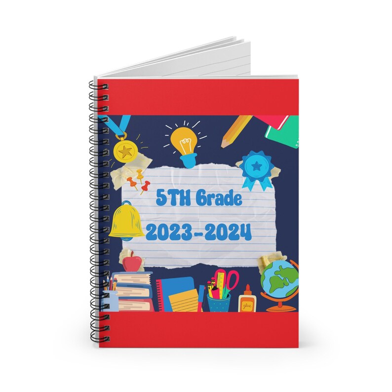 Fifth Grade 2023-2024 Back to School Notebook Spiral - Etsy Ireland