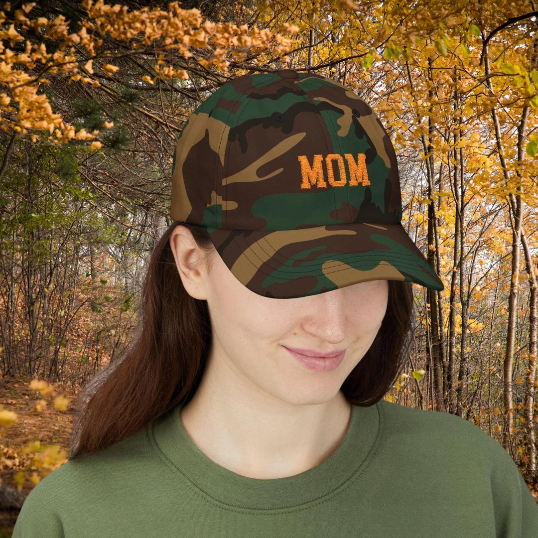 Embroidered Mom Camo Trucker Hat: Personalized Cotton Baseball Cap - Etsy