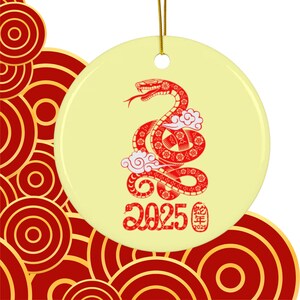 Snake Ornament, Lunar New Year 2025 Gift, Year of the Snake, Chinese ...